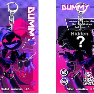 Dummy Keychain (charm, Double-sided) - Etsy