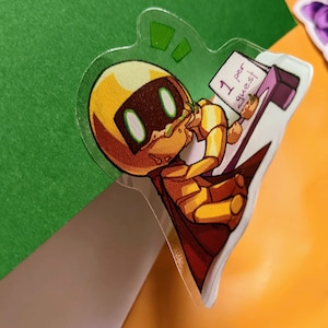 Gildedguy Sticker Sheet - Clear / Die Cut / All Characters - Etsy