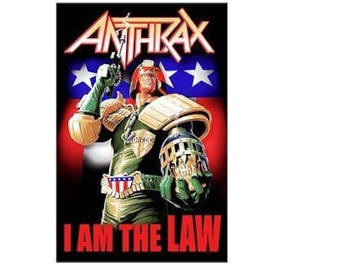 ANTHRAX Flag: I Am the Law - Textile Licensed Poster Flag - Etsy