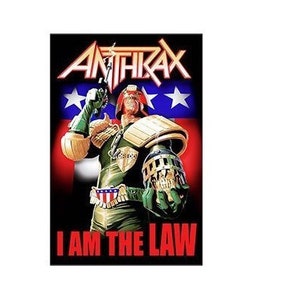 ANTHRAX Flag: I Am the Law - Textile Licensed Poster Flag - Etsy UK