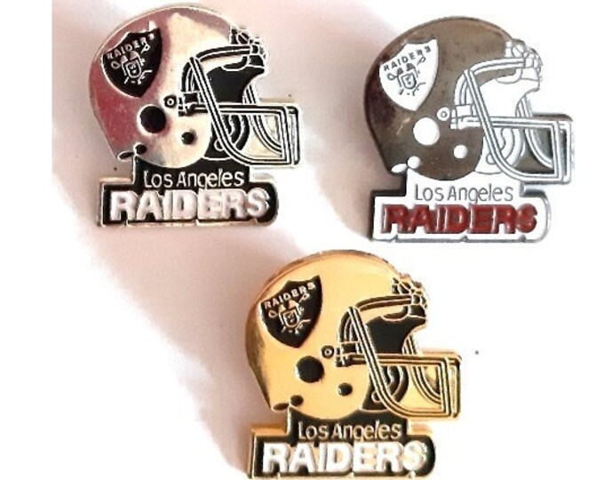 RAIDERS Pin: You Choose Colour Vintage Collectors Enamel Pin. L.A ...