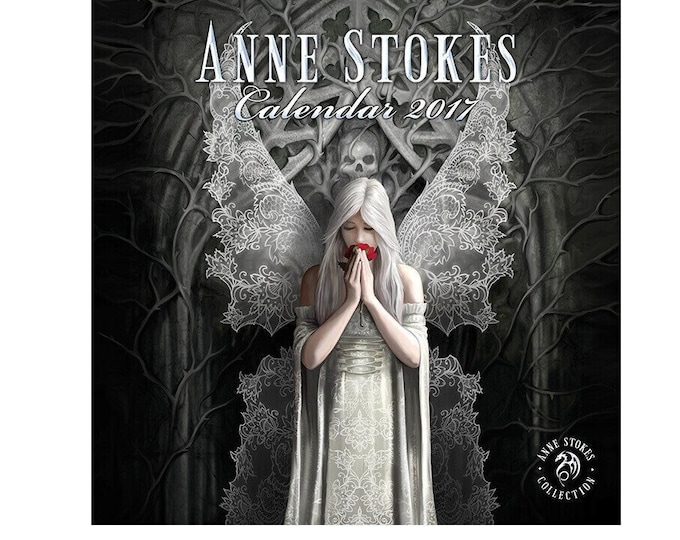 Anne Stokes 2017/2023 Calendar. Official. Dates Match 2023 ,gothic ...