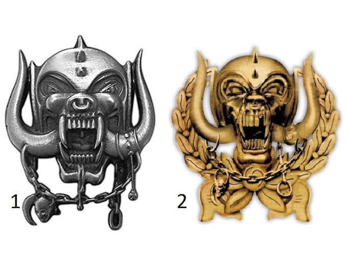 Motorhead Pin, You Choose - War Pig Enamel Pin, 1. Small Silver 2. Gold ...