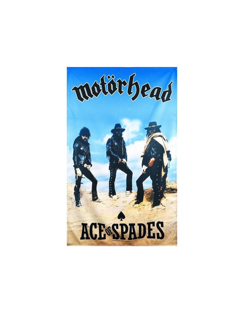 MOTORHEAD Flag, 'ace of Spades' Official Licensed Textile Wall Poster ...