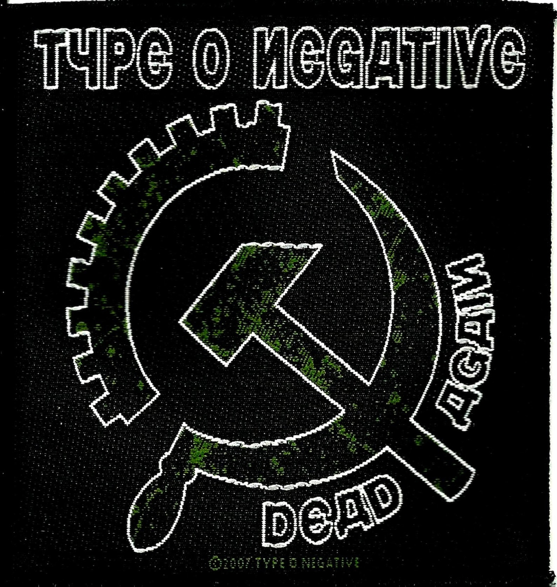 Type O Negative Dead Again Hammer Vintage Woven Sew on Patch - Etsy Sweden