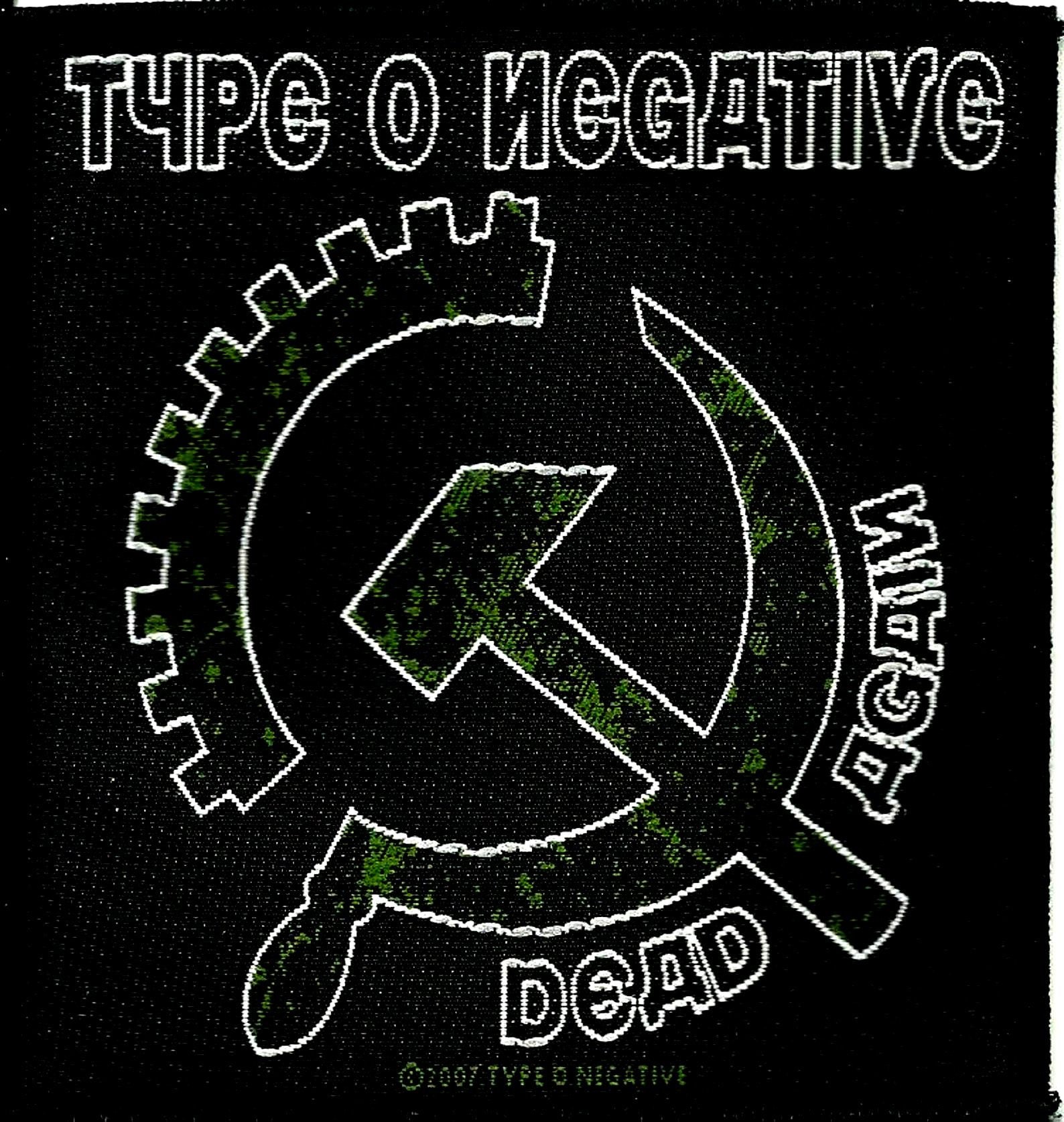 Type O Negative Dead Again Hammer Vintage Woven Sew on Patch - Etsy