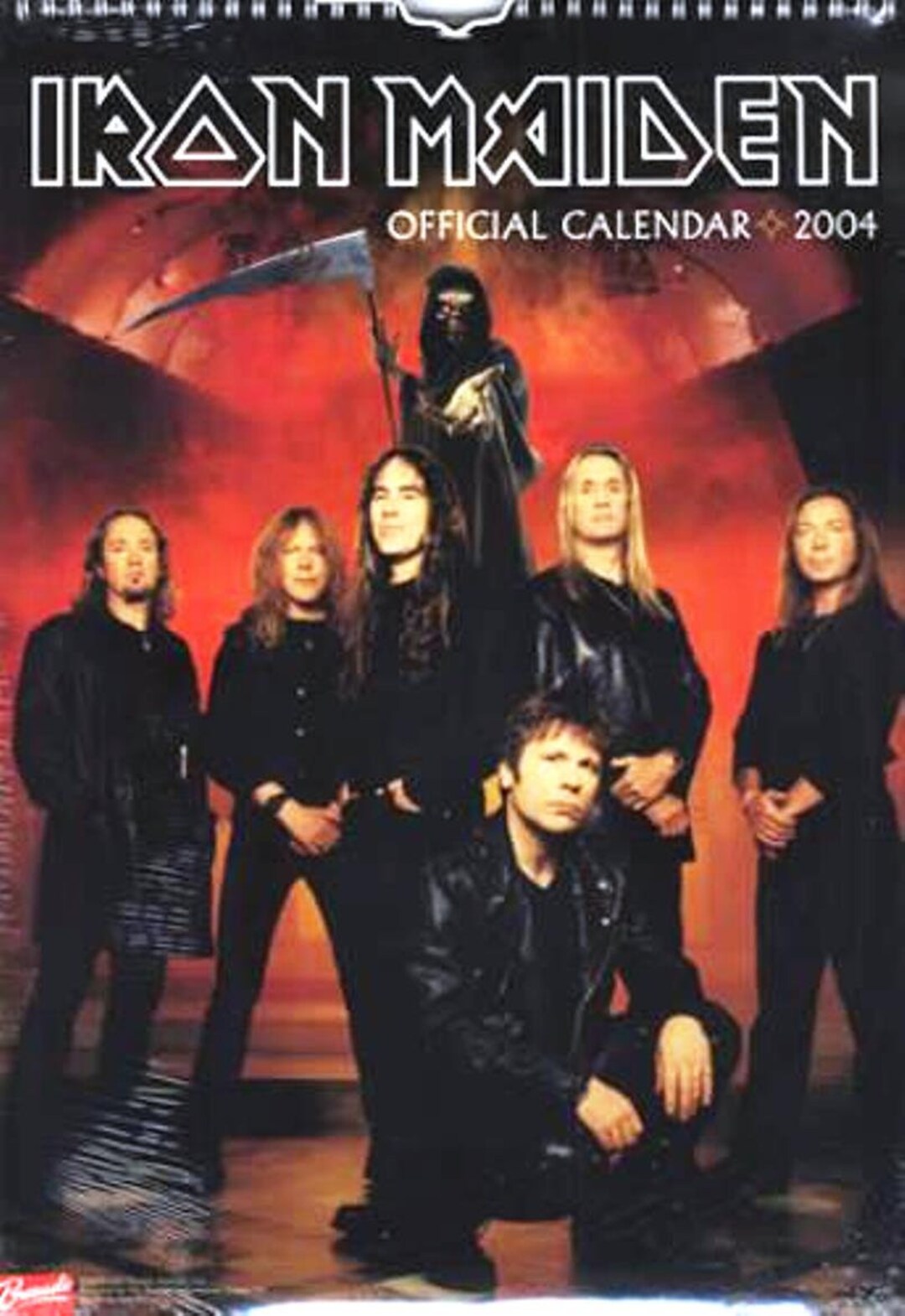 Iron Maiden 2004 Calendar, Official, Rare, Rock Band, NWOBHM, British ...