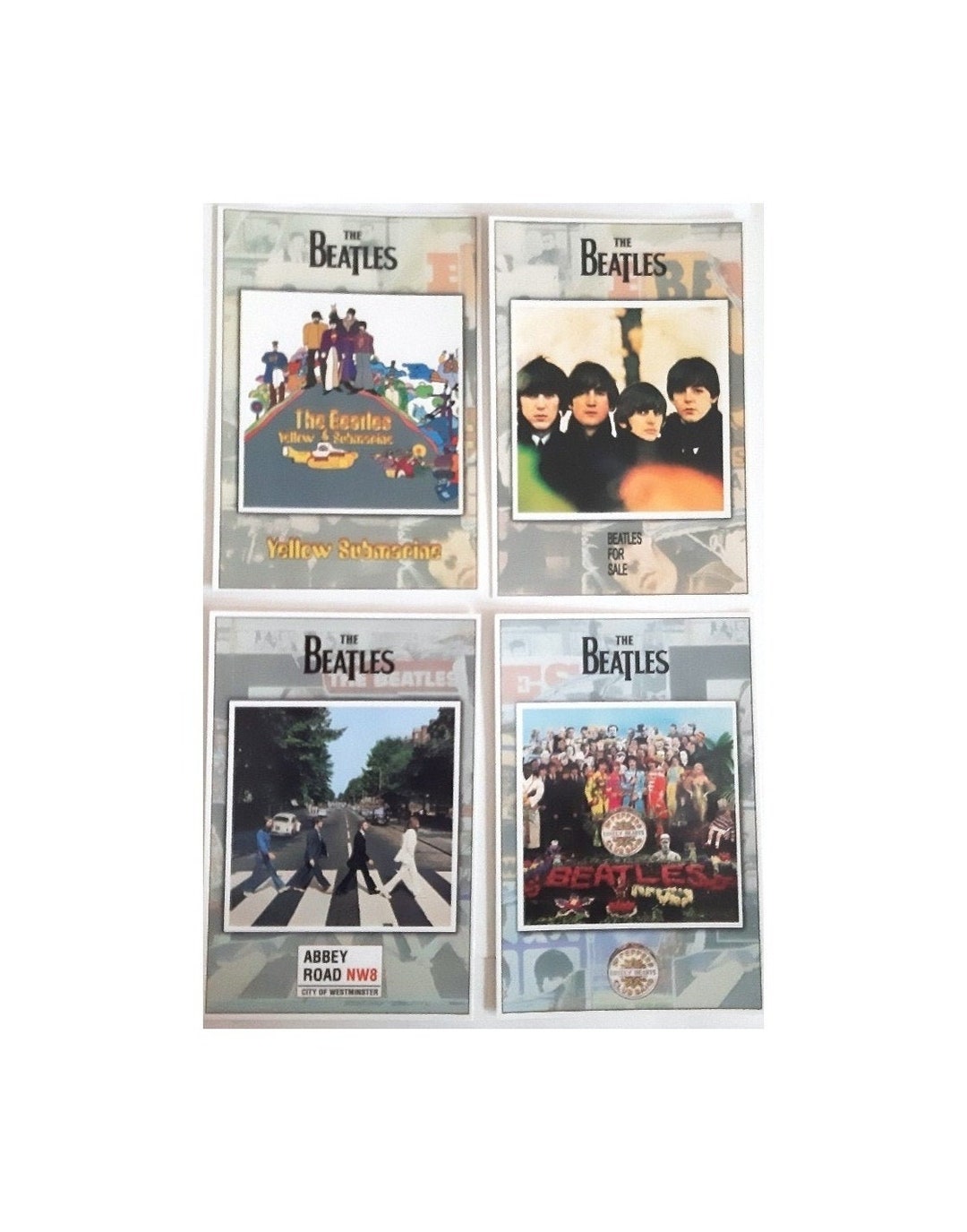 Postcards: the Beatles Set of 4 Postcards Very Collectable. - Etsy