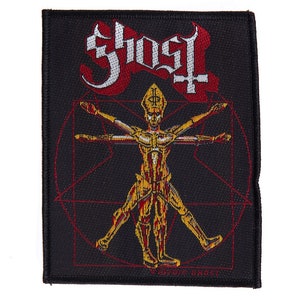 Choose Ghost Patch - 6 Designs You Choose Which Design- Sew on Woven Patches Rats, Papa Head ...