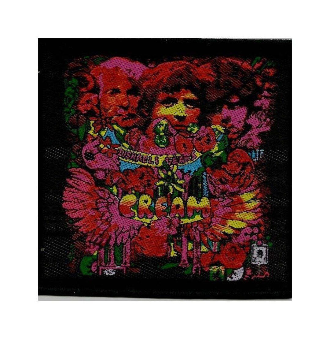 CREAM Patch 'disreali Gears' Sew on Woven Patch, Eric Clapton, - Etsy