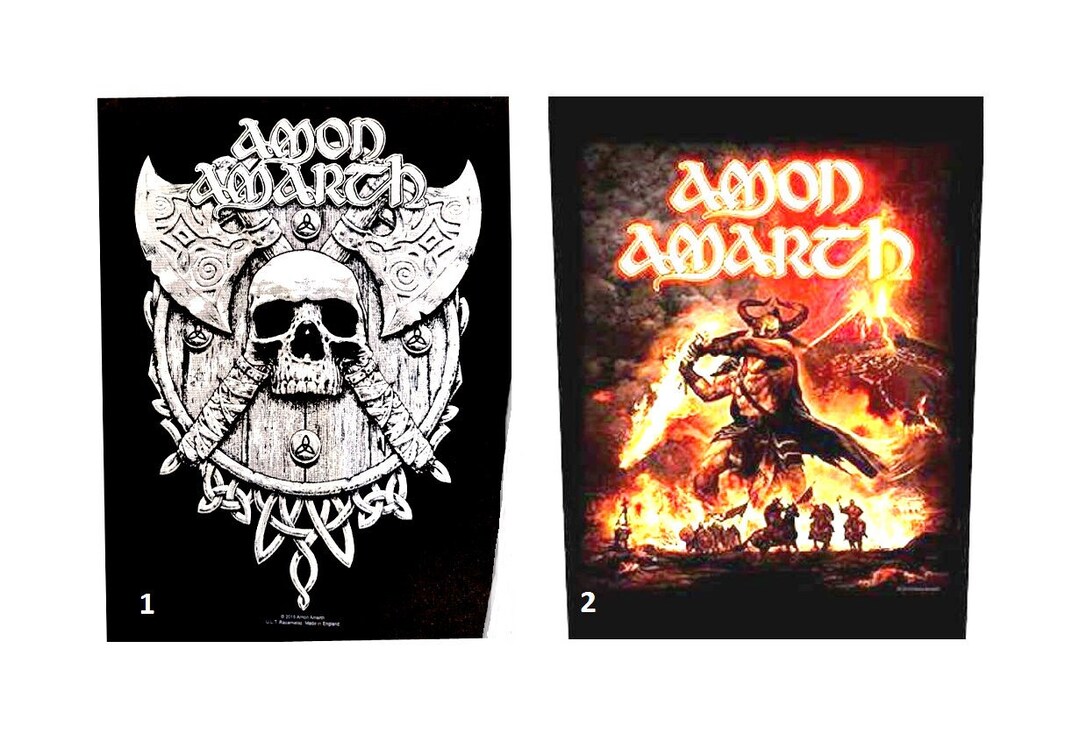 Amon Amarth Backpatch You Choose Design: Printed Backpatch - Etsy