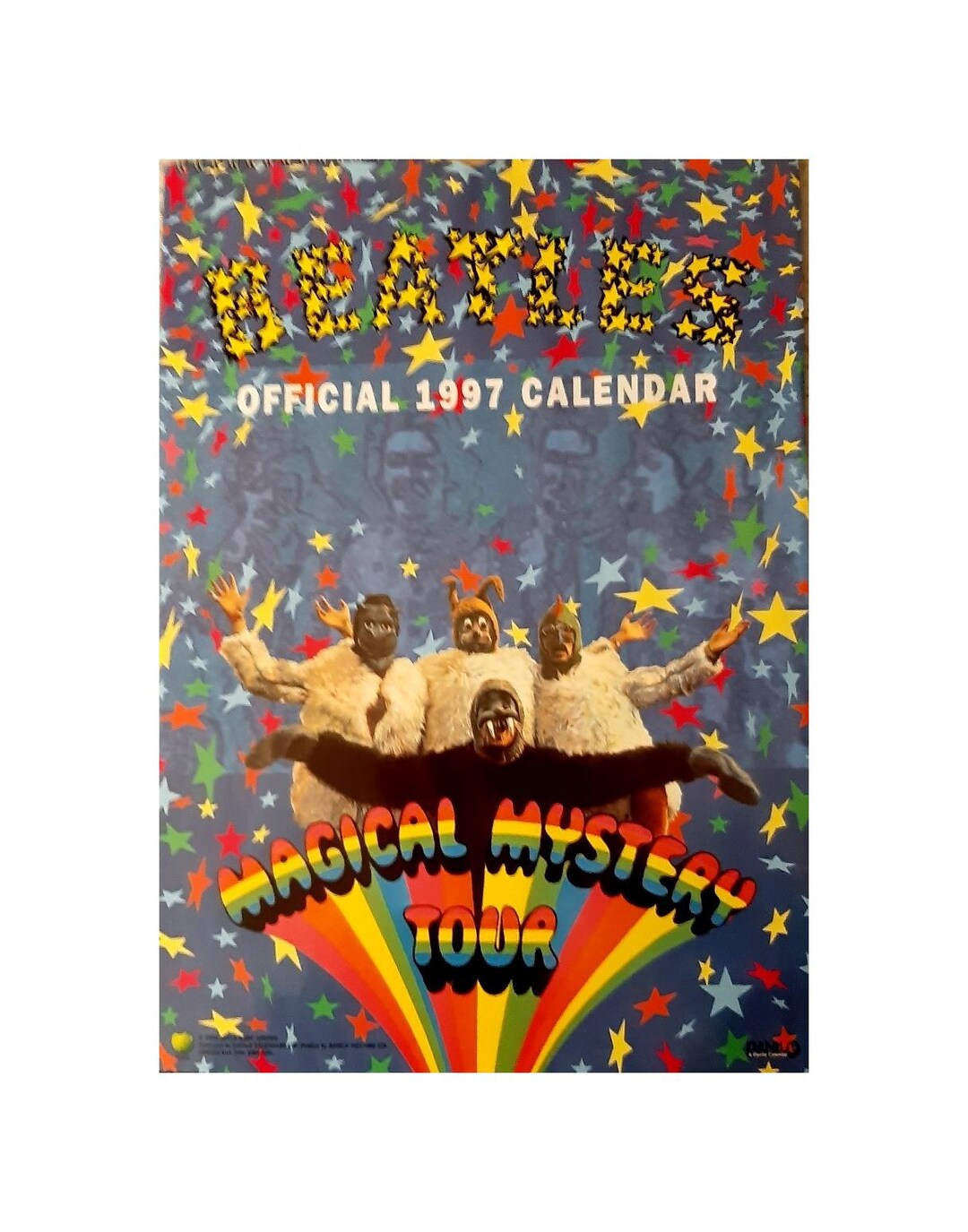 Beatles 1997 Calendar, Magical Mystery Tour , Vintage, Fab Four, John ...