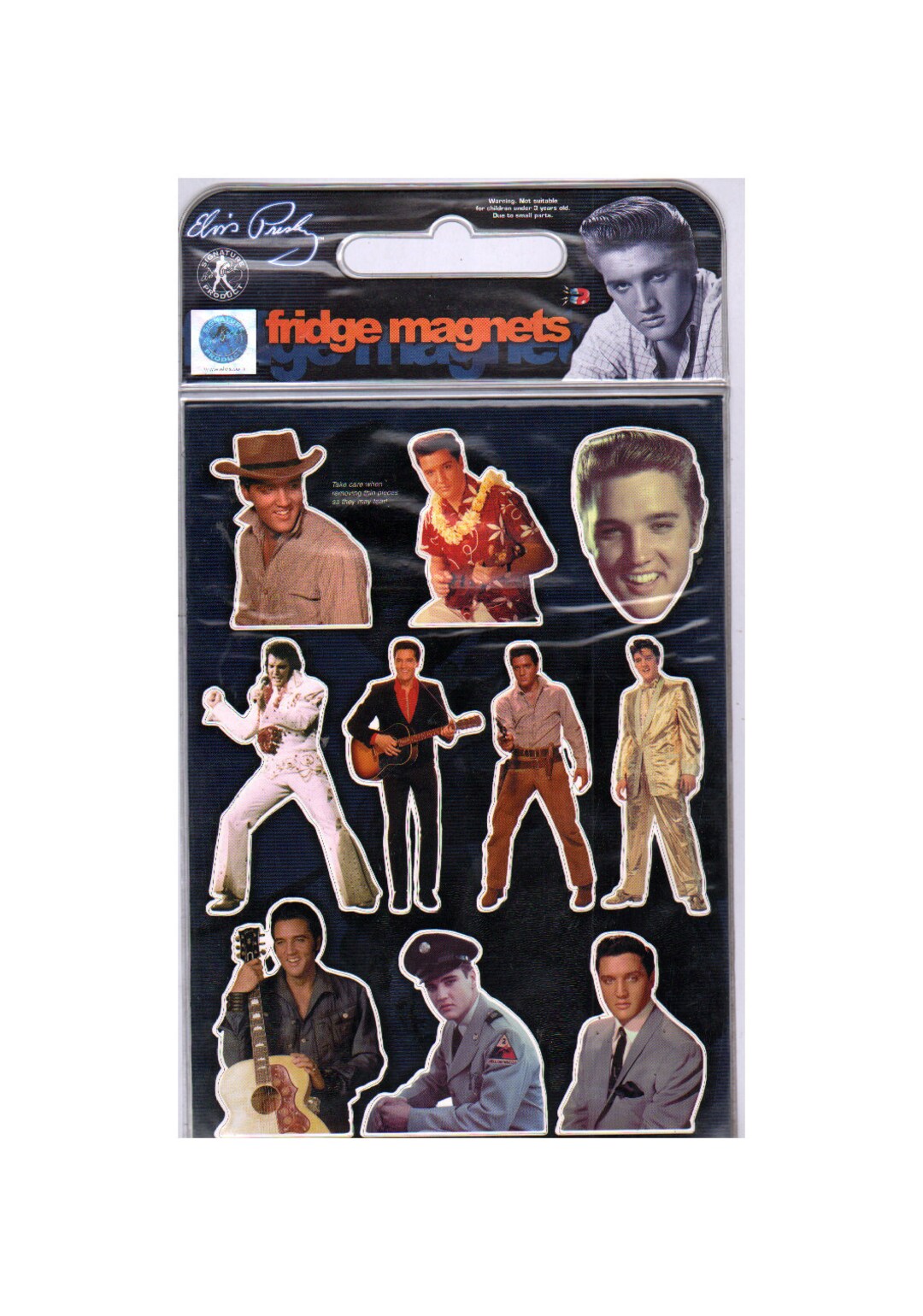 ELVIS Official Fridge Magnets / Set of 10 High Quality Magnets Each ...