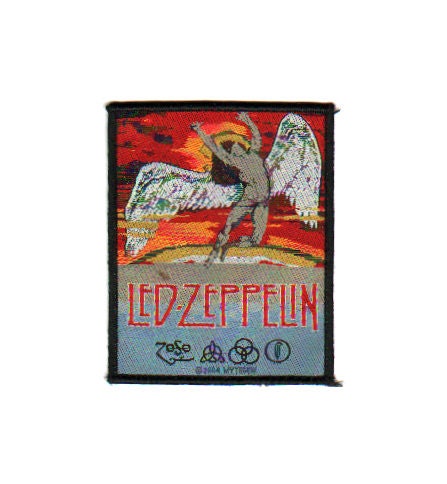 LED ZEPPELIN Patch: 'swan Song' Sew on Woven Patch . - Etsy UK