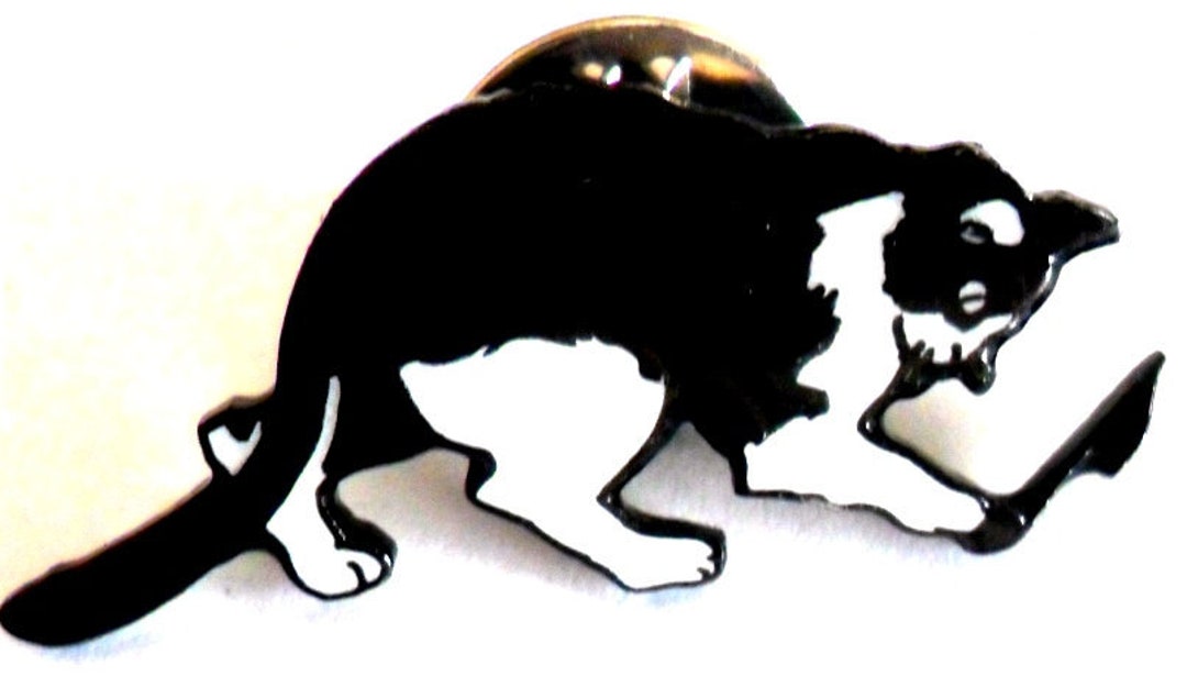 Cat Pin - Metal Enamel Pin - Etsy