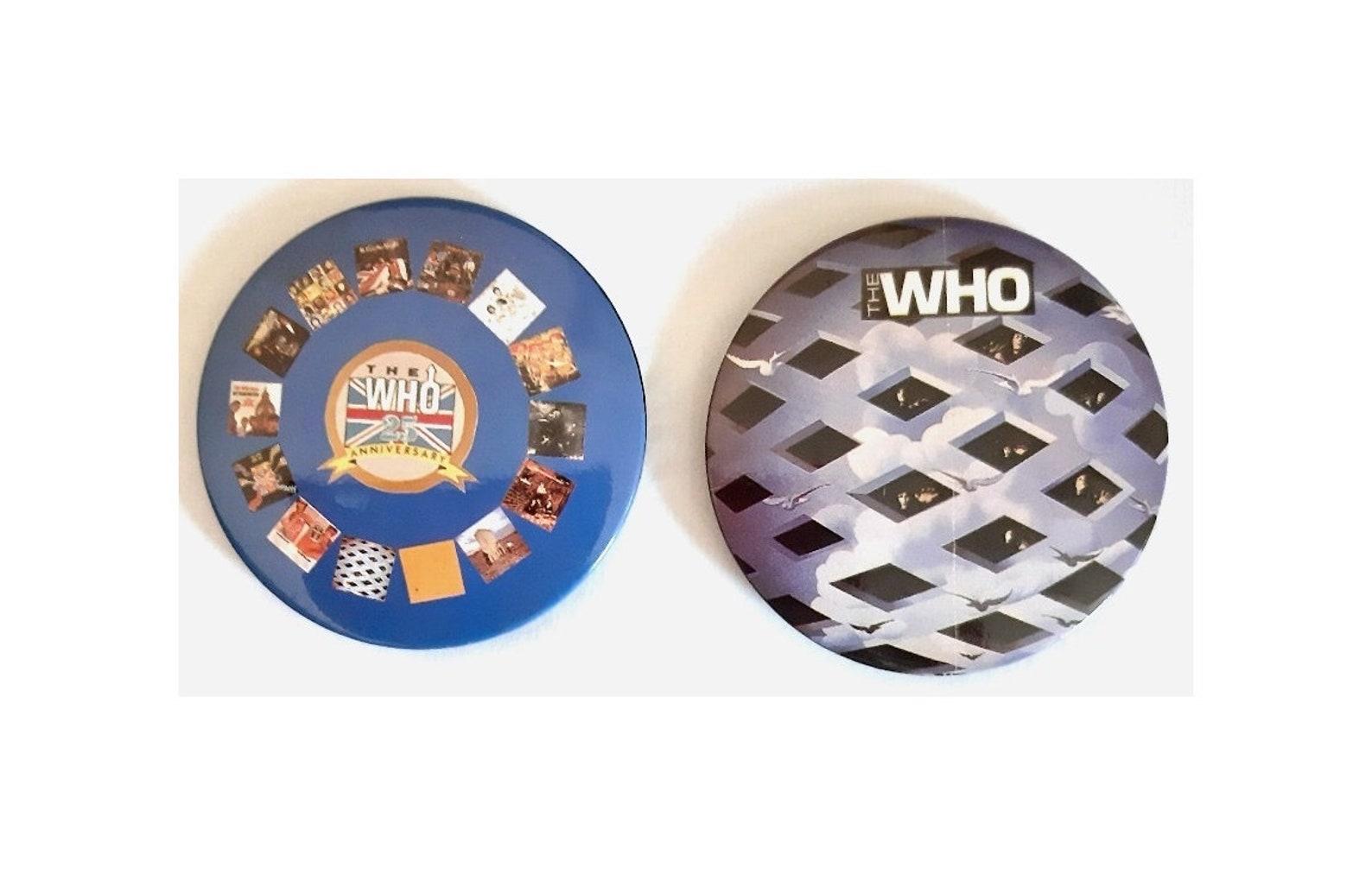 The Who badge YOU CHOOSE DESIGN 2 1/4 vintage large | Etsy