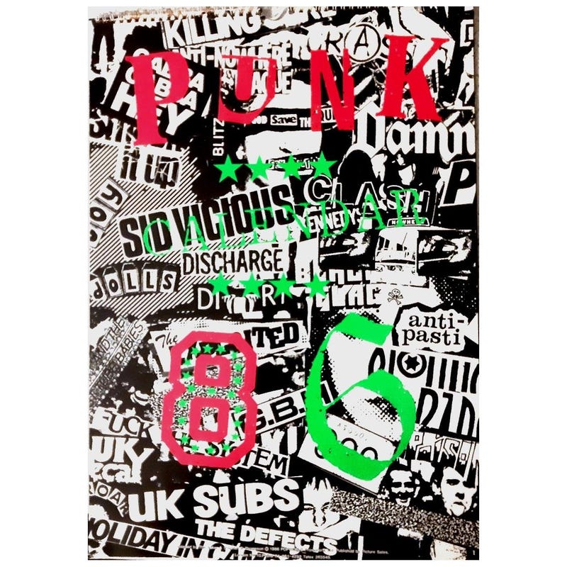 Wall Calendar 2026 Punk - Etsy UK