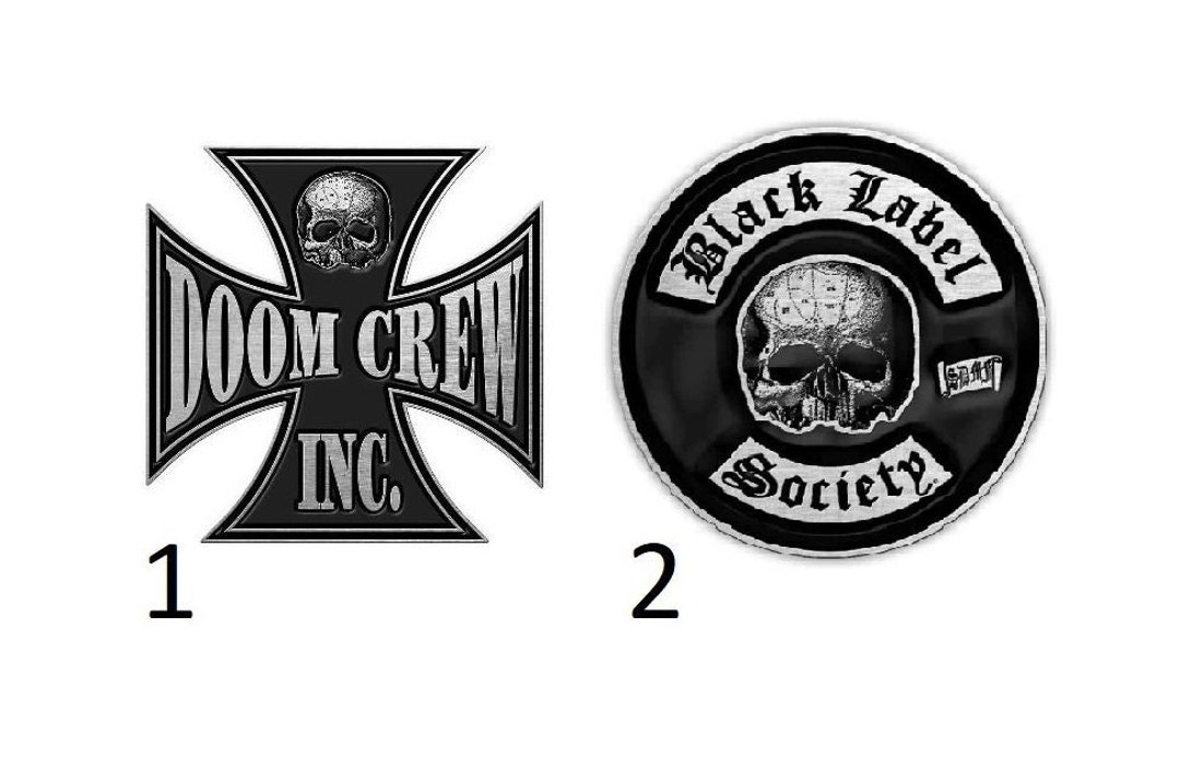 BLS Pin Black Label Society Official Designs Enamel Pin. You Choose 1 ...