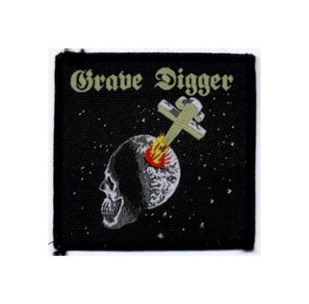 Grave Digger Patch: Original Vintage Woven Sew on Patch, German Heavy Metal Band - Etsy