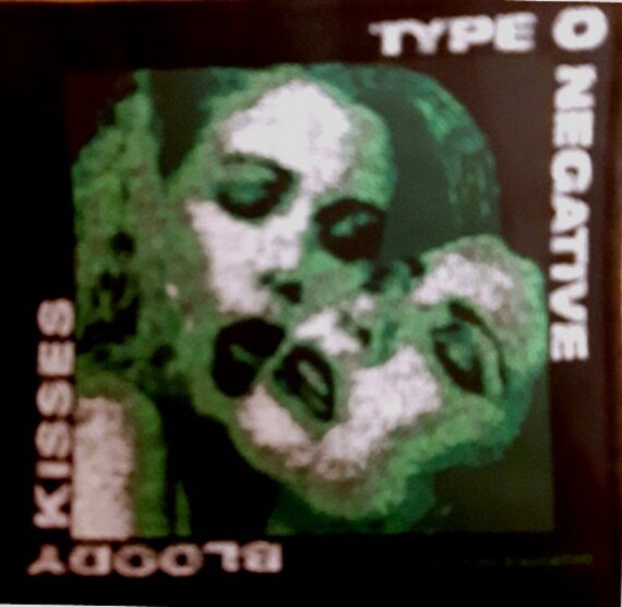 Type O Negative patch: 'Bloody Kisses' vintage woven … - Gem