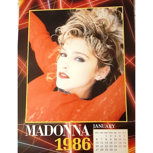 1986 Calendar - Etsy