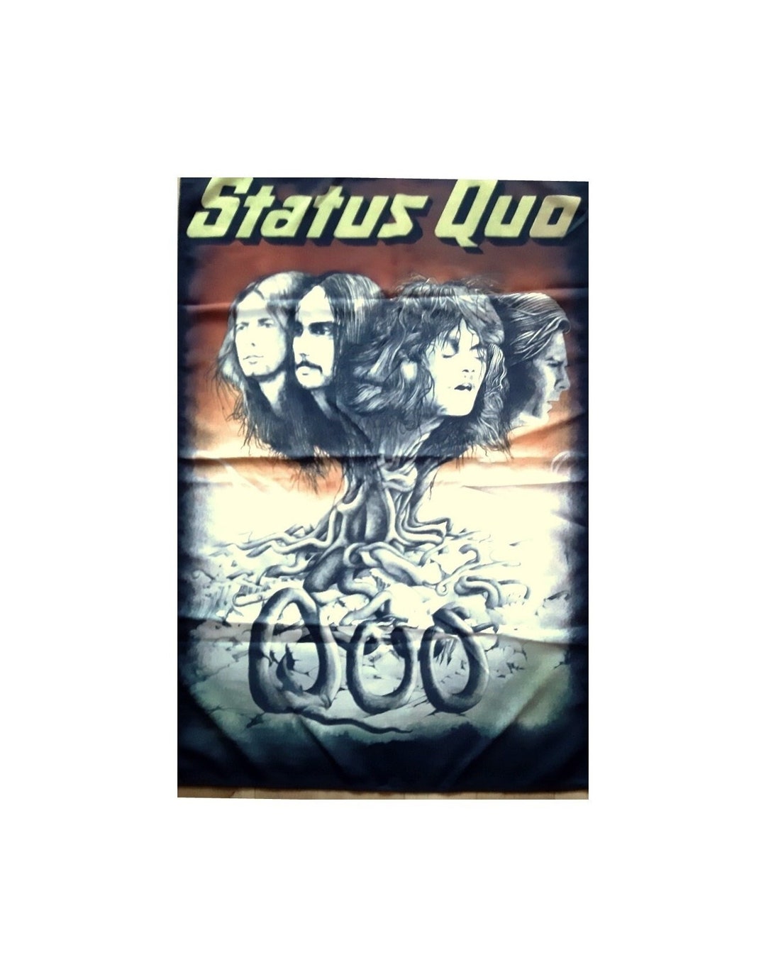 Status Quo Flag 'quo' Textile Poster Flag, New , Band Members 'quo ...