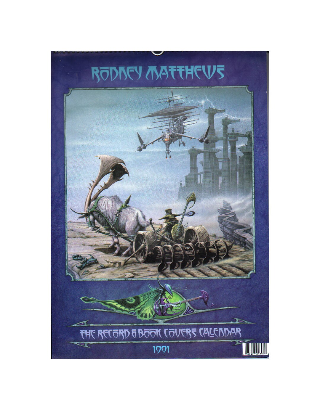 RODNEY MATTHEWS 1991 Calendar: the Record and Book Covers Official ...