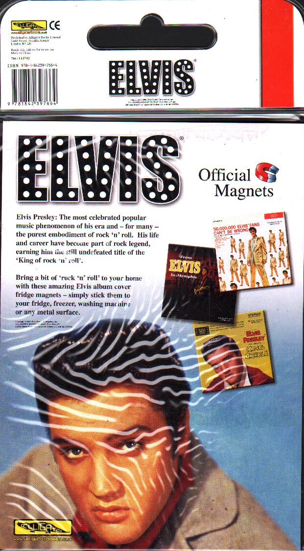 ELVIS Official Fridge Magnets / Set of 15 High Quality Magnets Each ...