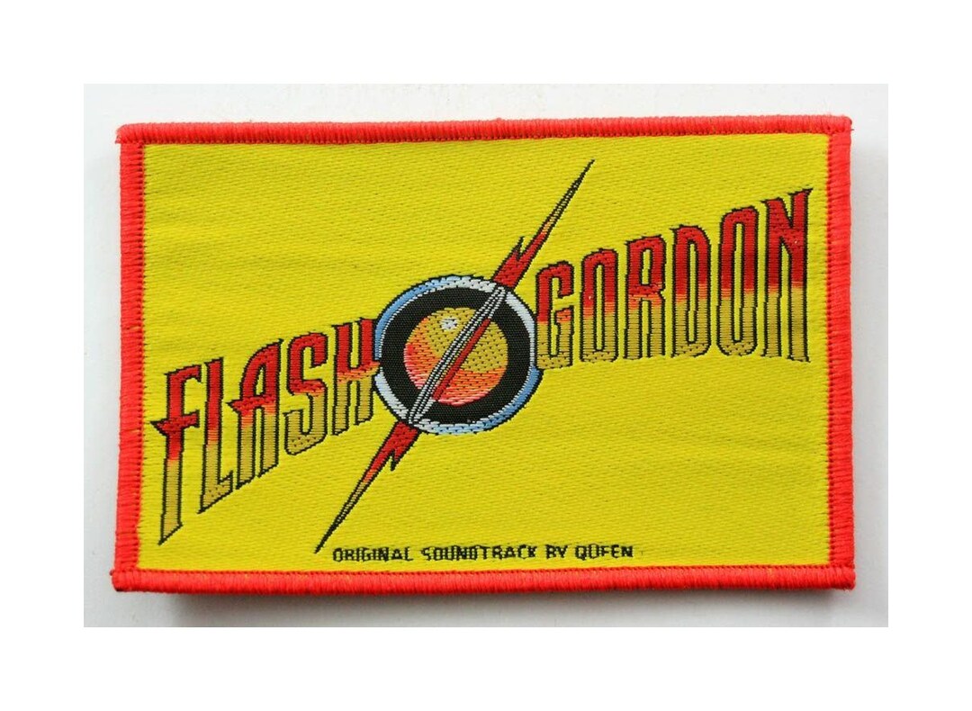 QUEEN : FLASH GORDON Woven Sew on Patch - Official - No Longer Made ...
