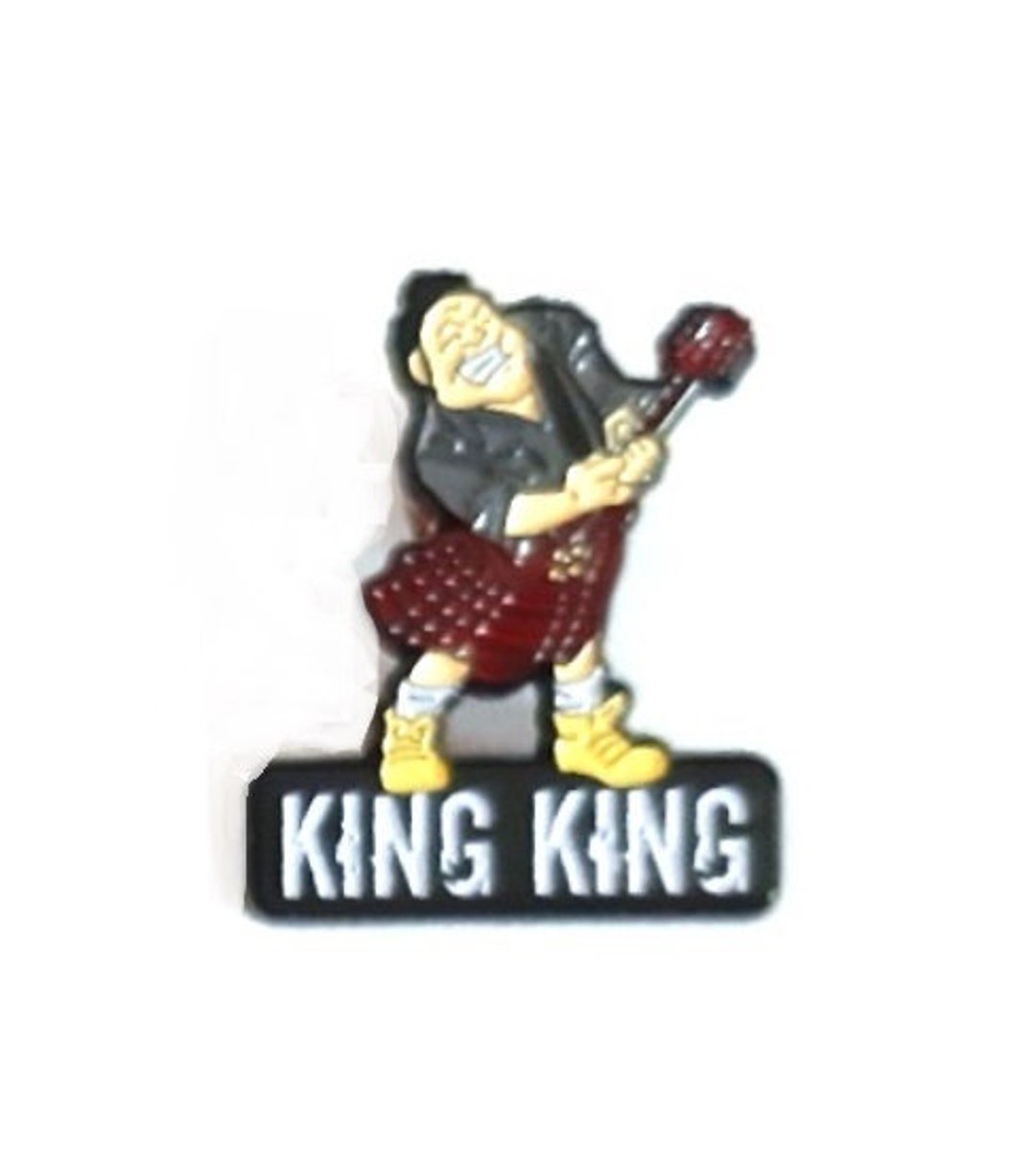 KING KING Pin Badge. British Blues Rock Band Enamel Pin. Alan Nimmo ...