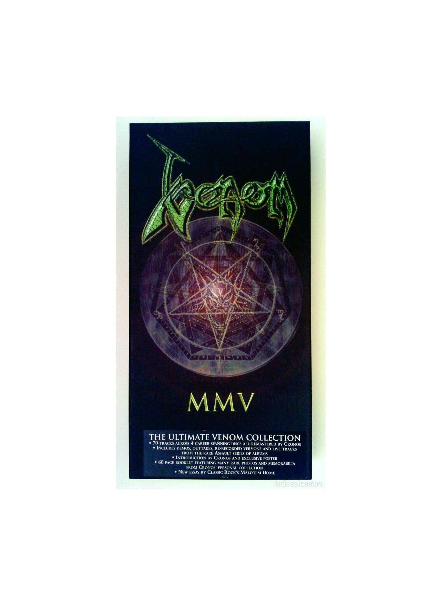 Venom - MMV the Ultimate Venom Collection: 4 CD Box Set, Booklet ...