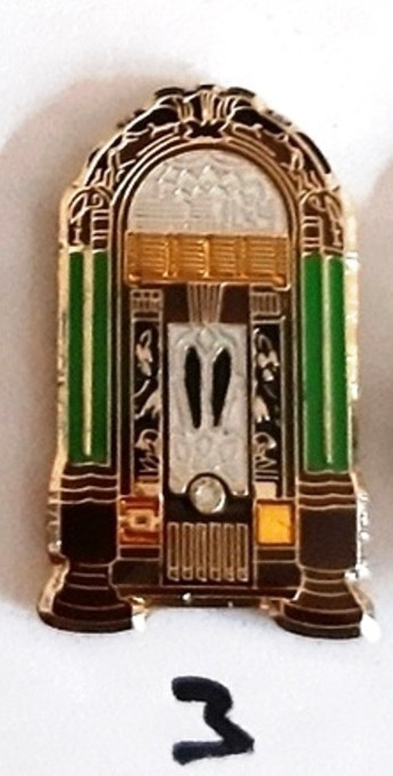 Jukebox pins You choose , set of 4, Enamel pin, gift,… - Gem