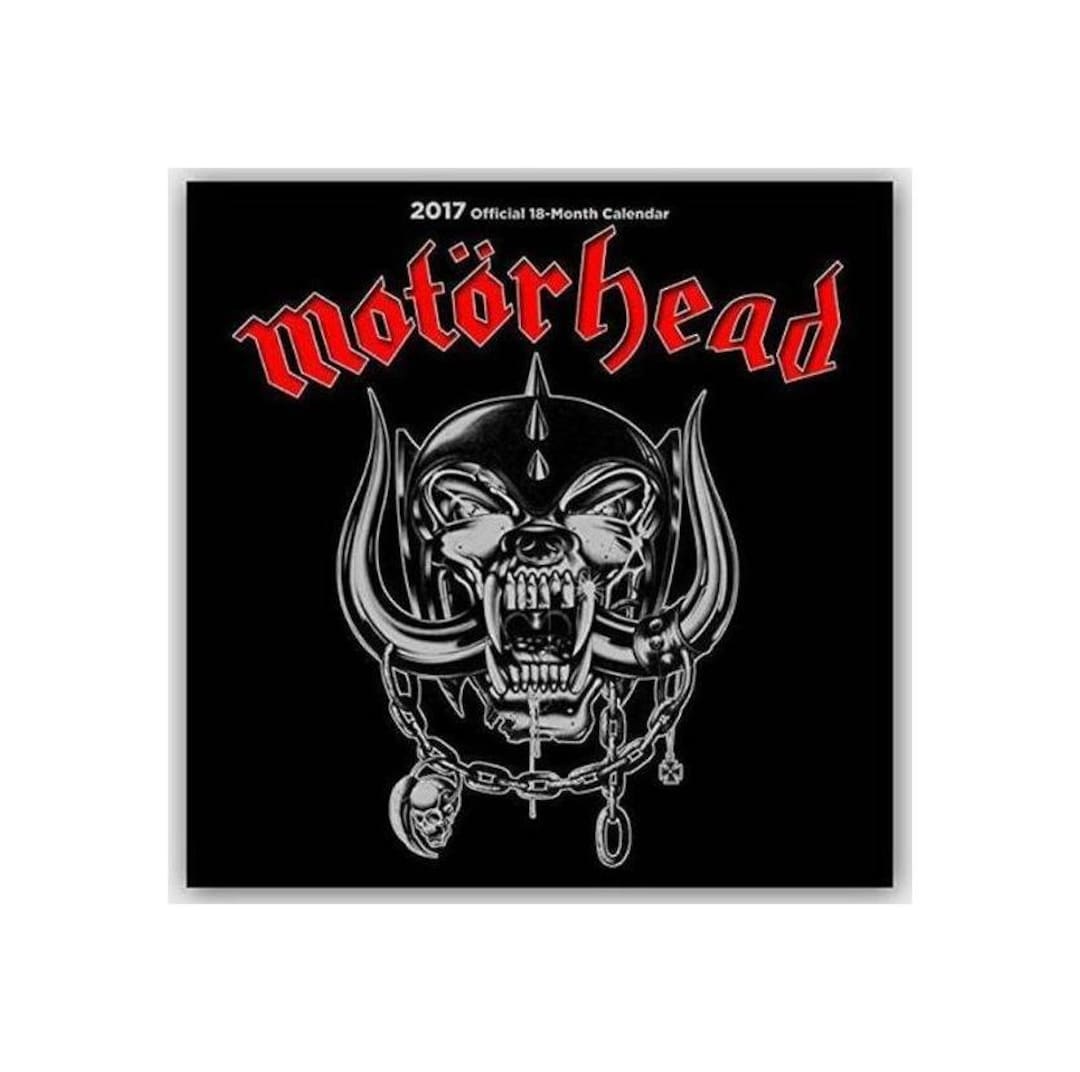 MOTORHEAD 2017/2023 Official Calendar. Dates Match 2023 Under License ...