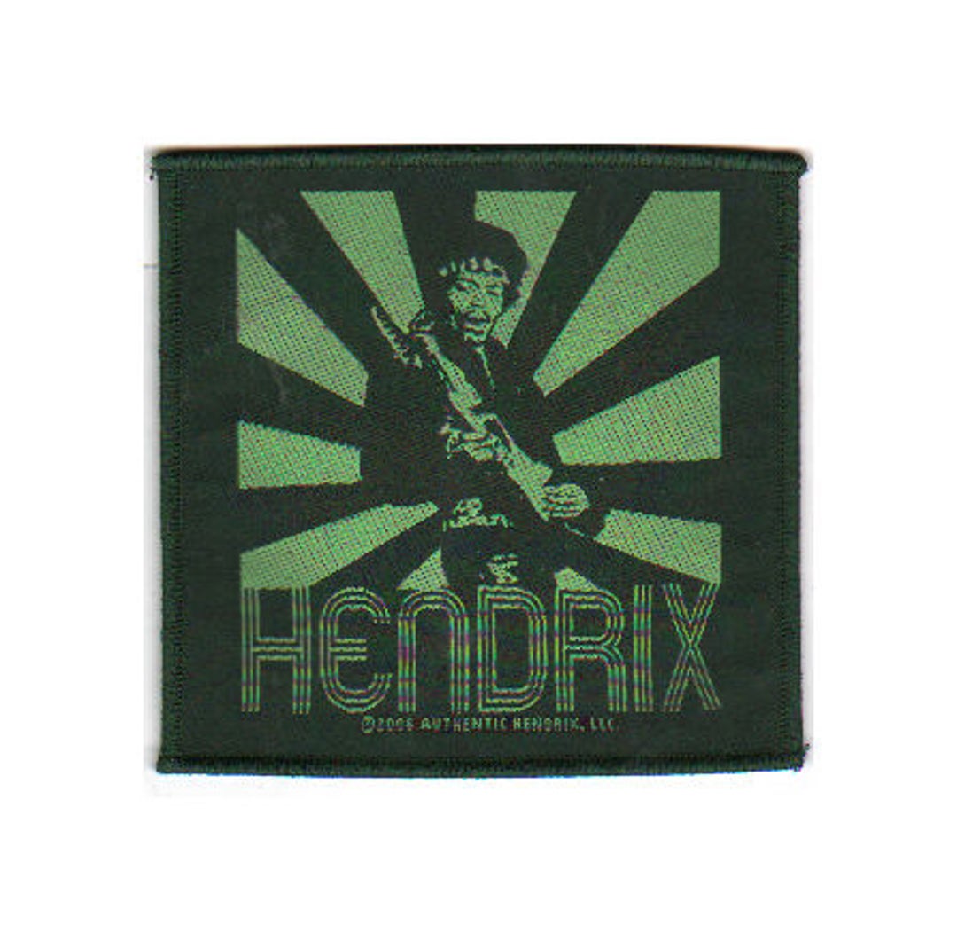 JIMI HENDRIX Patch: Licensed Sew on Vintage Woven Patch - Etsy