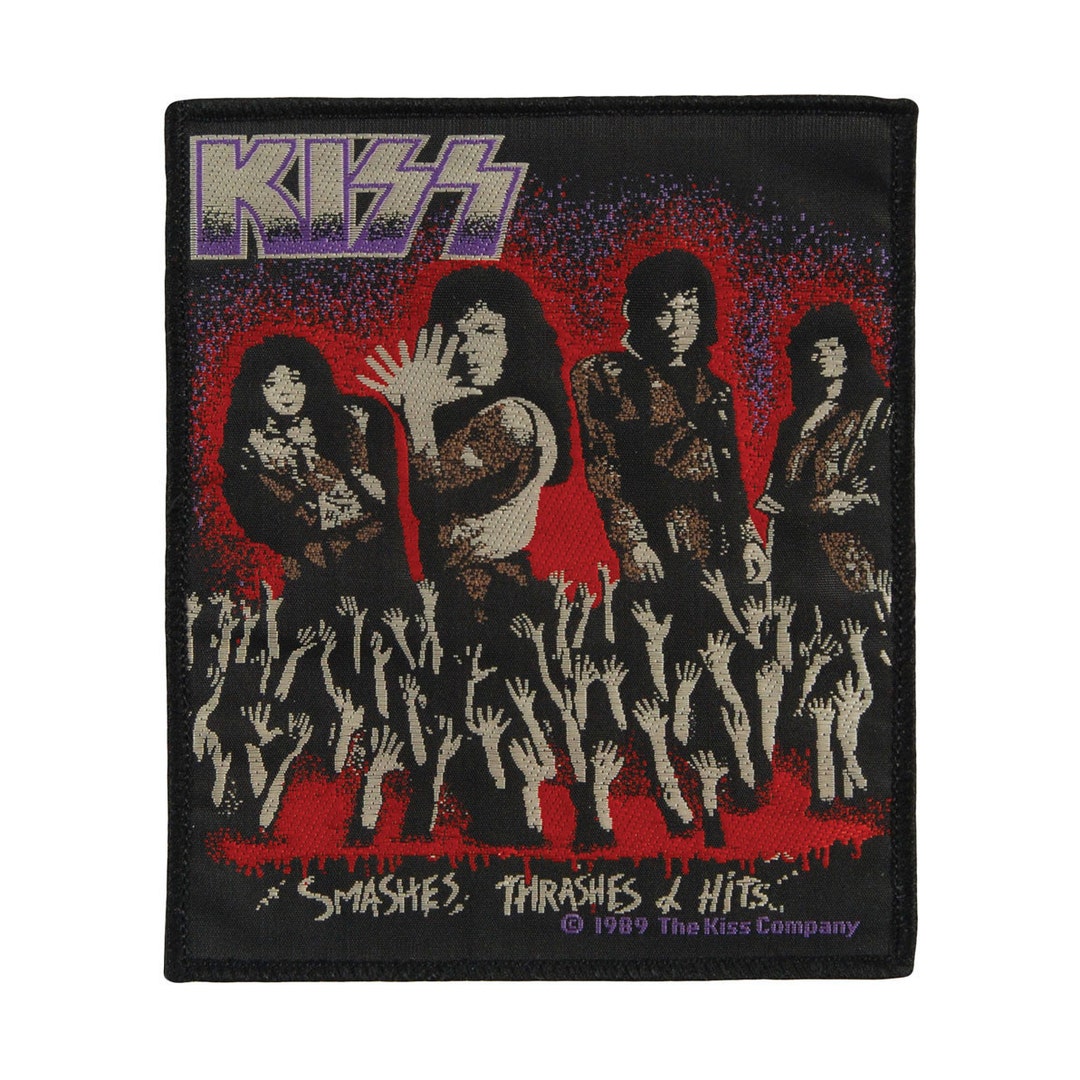 KISS 'smashes, Thrashes & Hits' Woven Vintage Patch From 1989! - Etsy