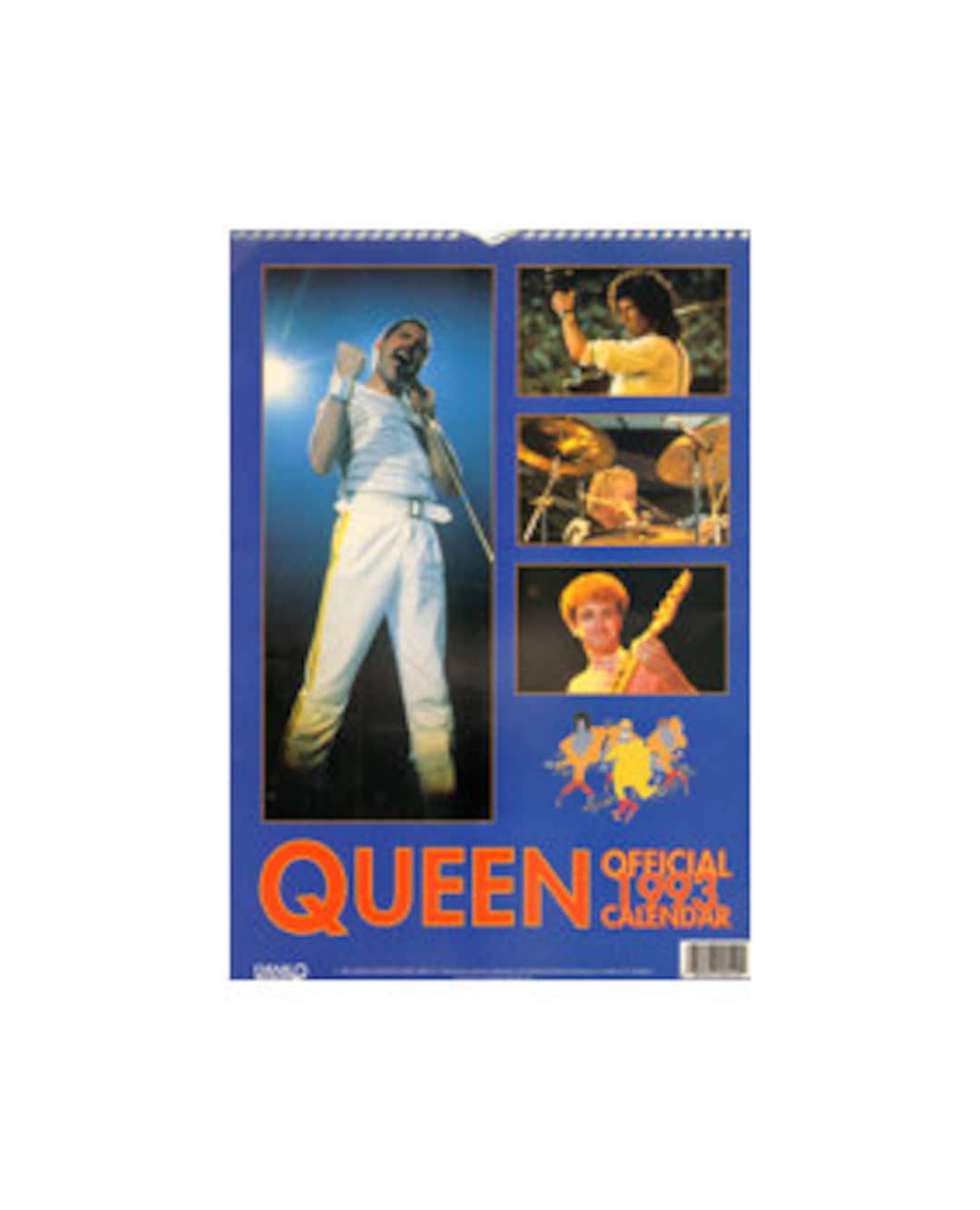 Queen 2021/1993 Calendar Official . Dates Match 2021. Freddie Mercury ...