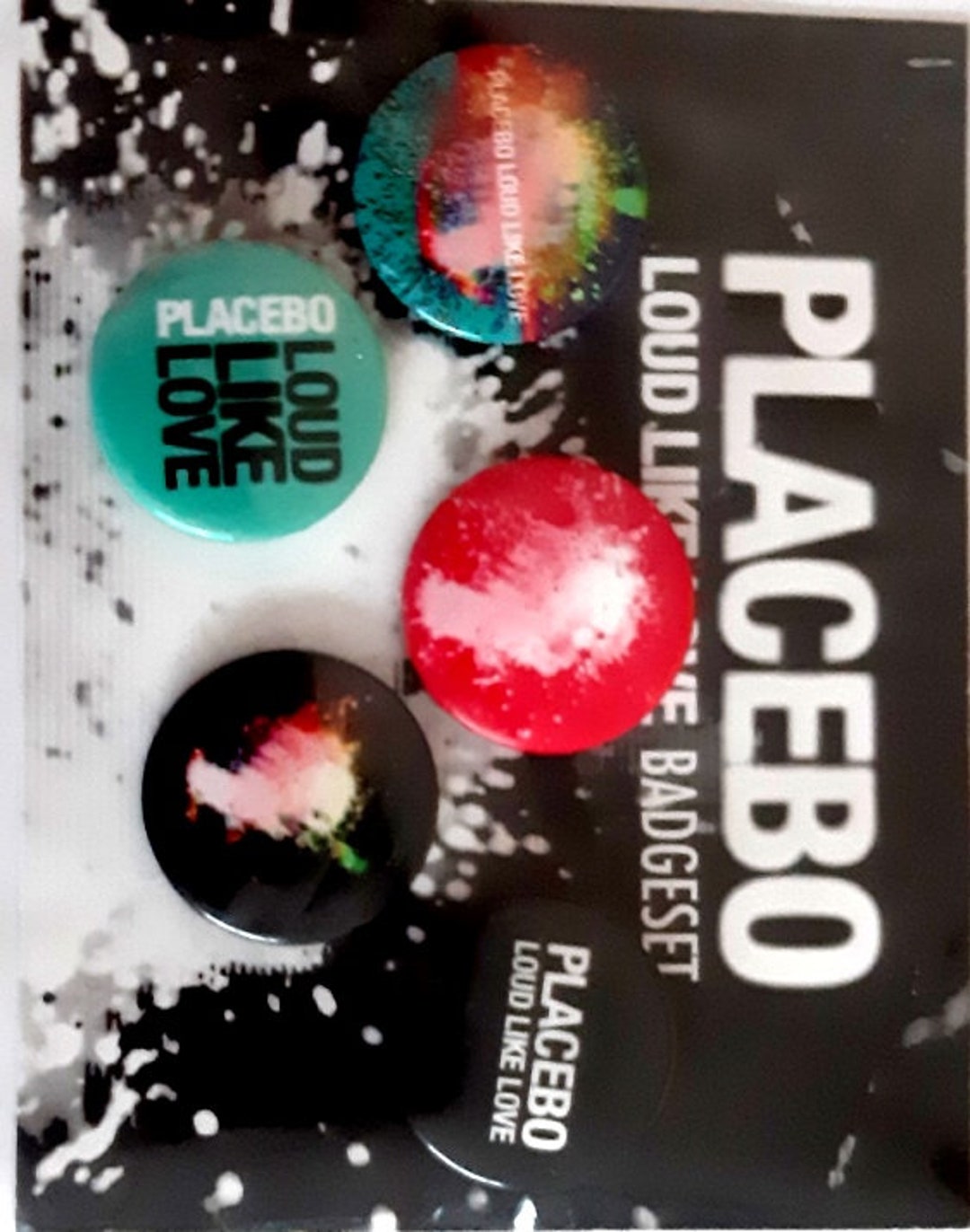 Placebo X 5 1" Pinback Buttons . Rare 90's - Etsy