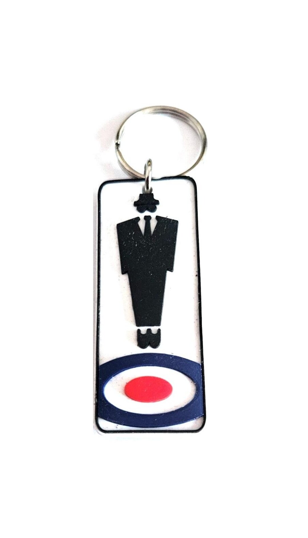 Keyring of Mod Two Tone Suit With Target Logo Underneath, Bendy ...