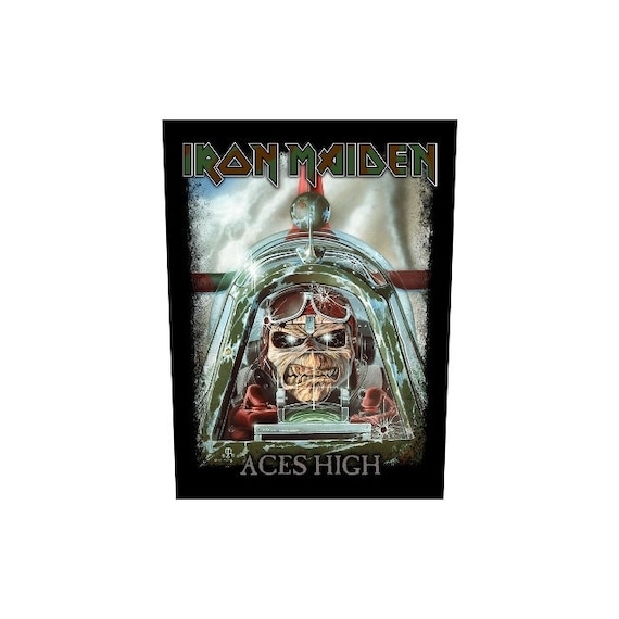 IRON MAIDEN Aces High printed back patch, official… - Gem