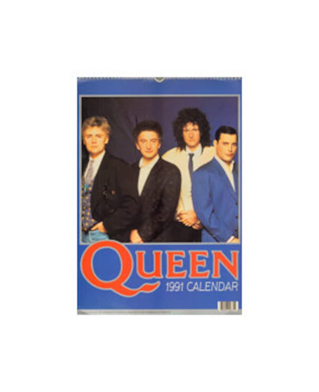 Queen 1991 Calendar . Dates Match 2019 . Great Pics of Freddie Mercury ...