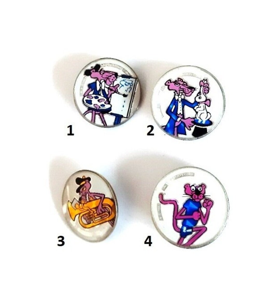 Pink Panther Pins - Vintage Enamel Crystal Prismatic Pin 1983. You ...