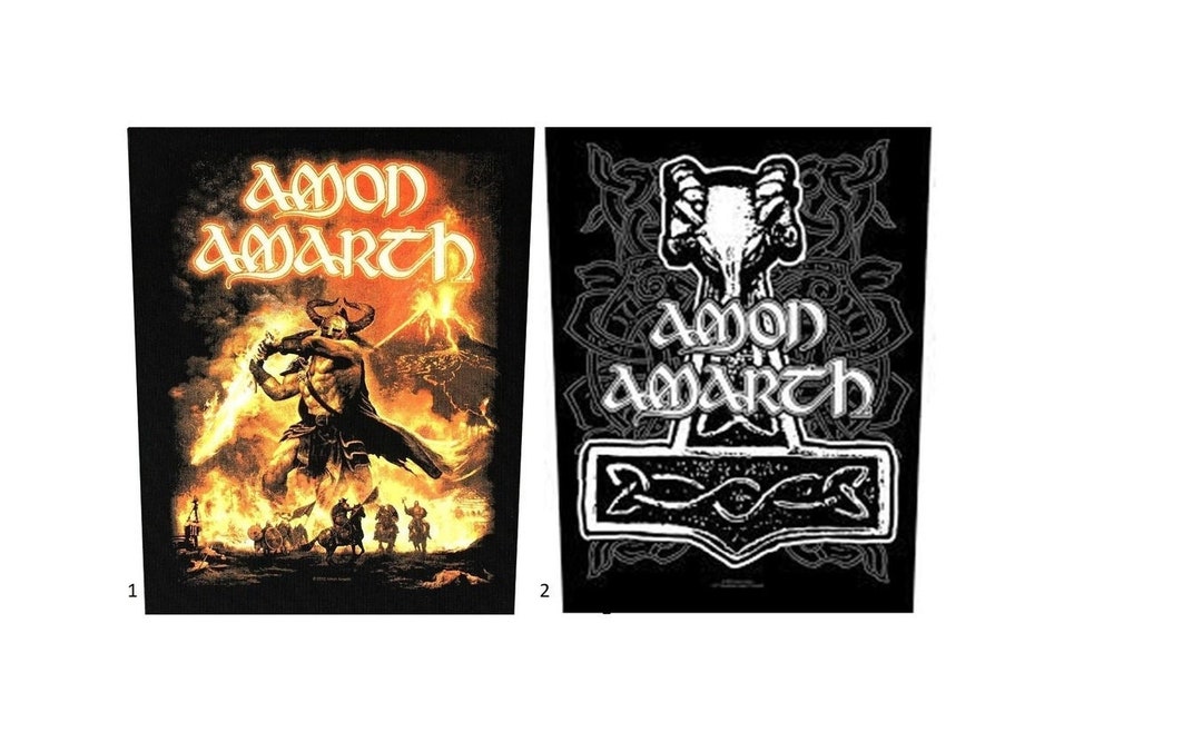 Amon Amarth Backpatch, Officially Licensed. You Choose Design. - Etsy