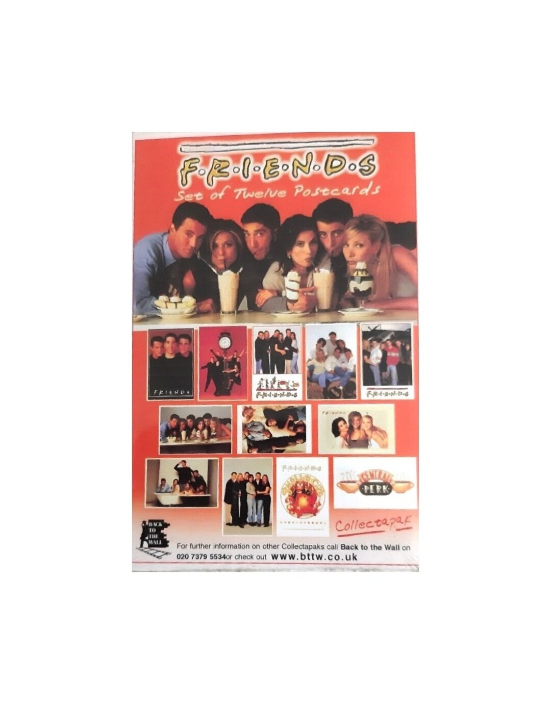 Postcards: Friends TV Series Collectable Classic Postcard Set .12 ...