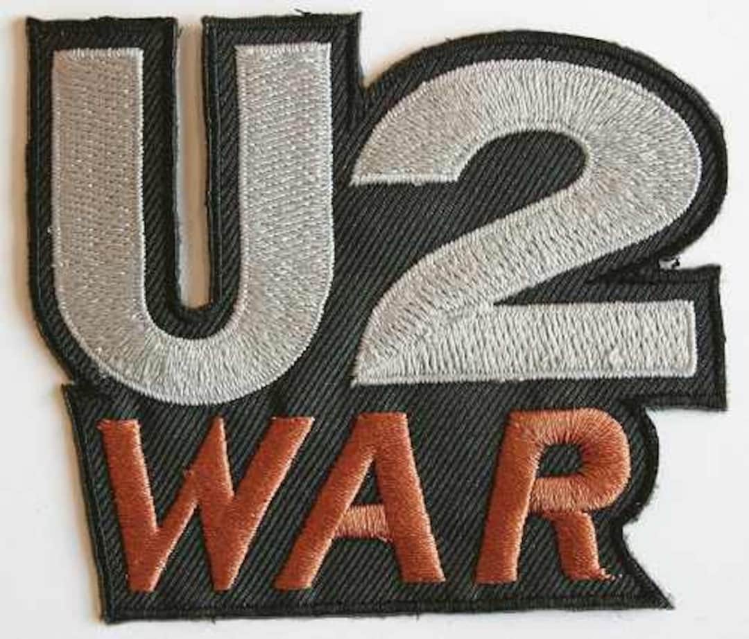 U2 Patch: 'war' Embroidered Sew / Iron on Vintage Shaped Patch From 80 ...