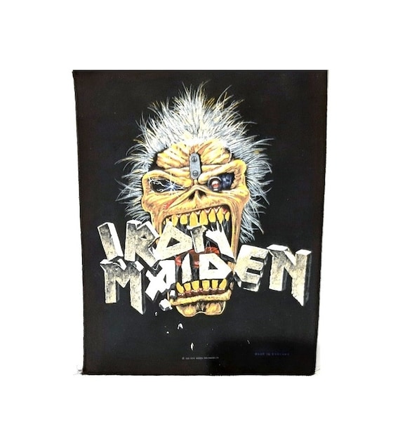 IRON MAIDEN ' Eddie Crunch backpatch: printed back… - Gem