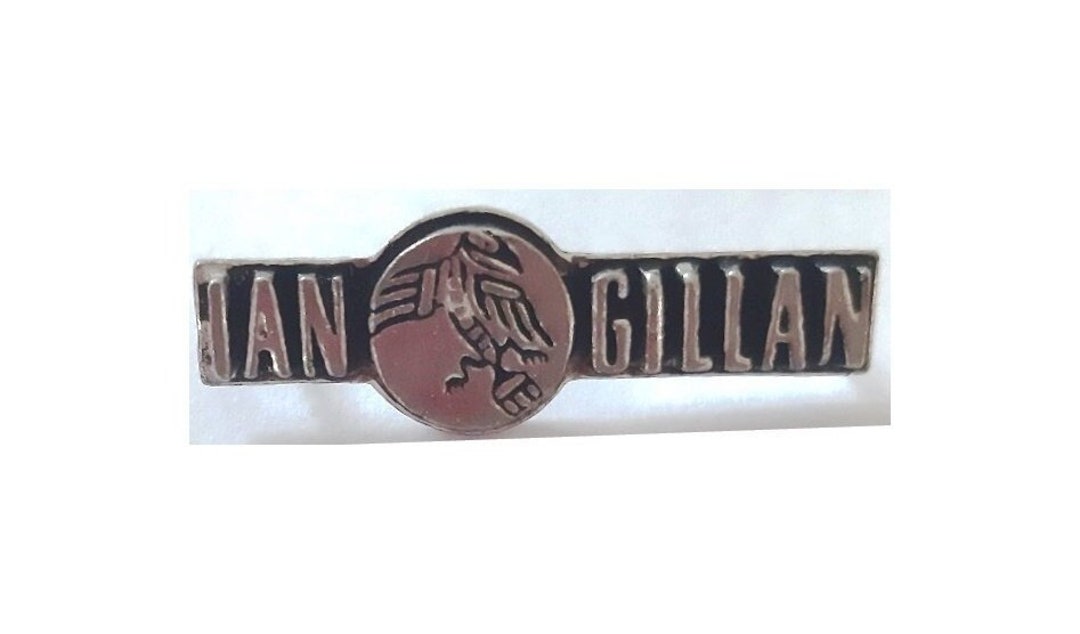 IAN GILLAN Pin, Enamel Pin Pin. Vintage Cast Metal Enamel Pin. 1990 ...