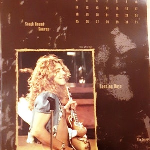 Led Zeppelin 1994 Calendar. Official by Danilo, Dates Match 2022 ...