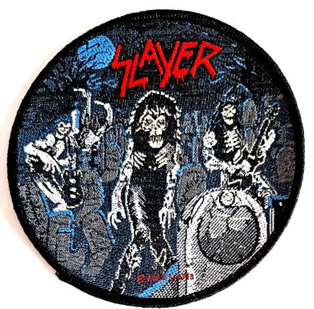 Slayer Patch 'undead' : Vintage Woven Sew on Licensed Patch. 2004 ...