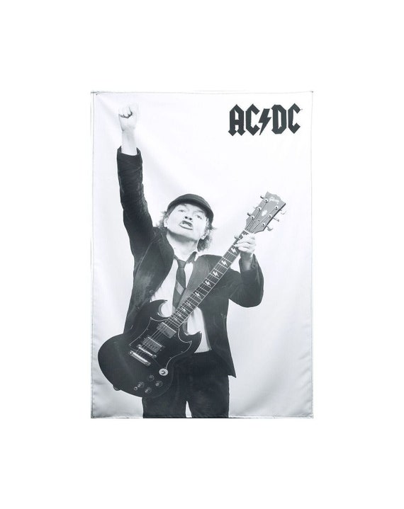 AC/DC flag - Angus: Textile Licensed Poster Flag - Gem