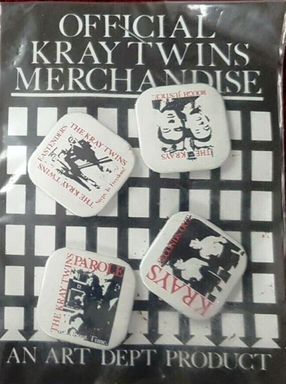 KRAY TWINS badge pack: official button badge pack x… - Gem